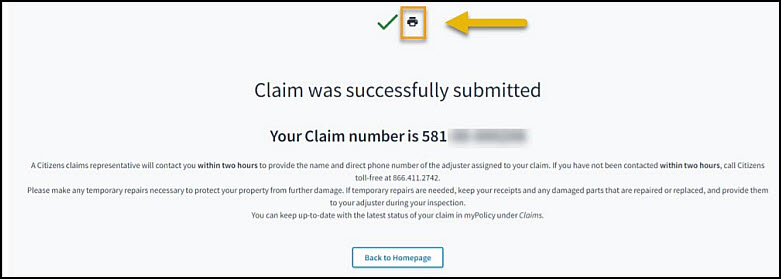 How do I submit a claim in myPolicy?